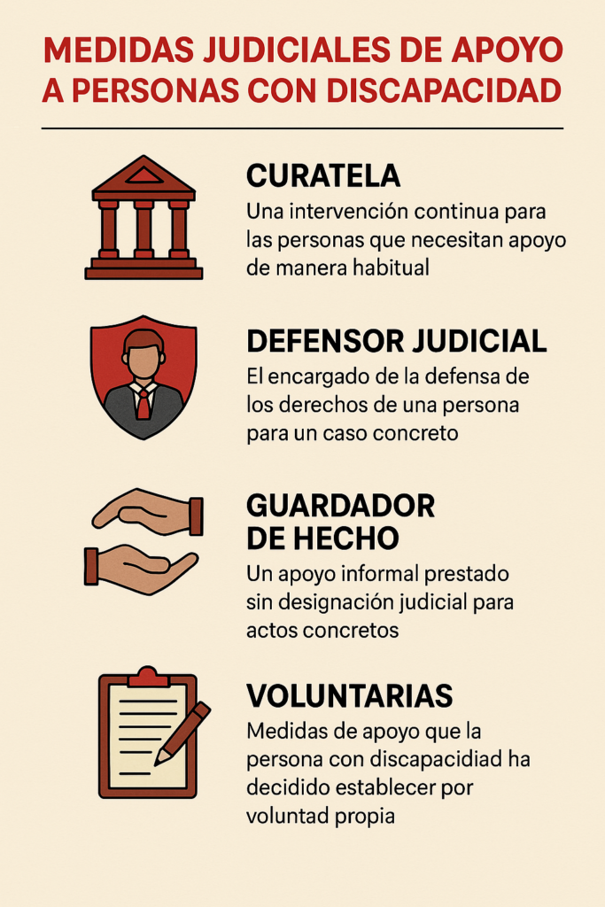 Medidas judiciales de apoyo a personas con discapacidad